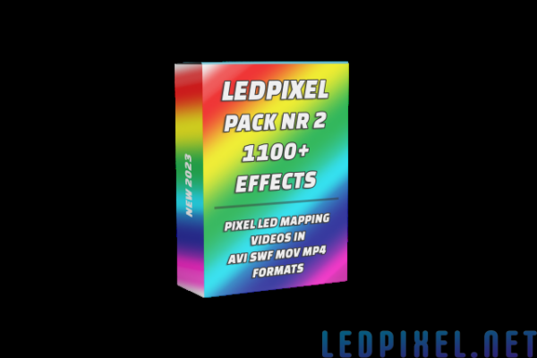 LEDPixel Effects Pack 2 - 1100+ Pixel LED Mapping Videos in AVI, SWF ...