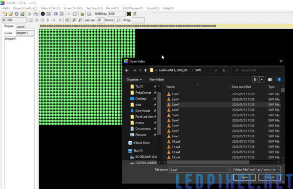 How to Use Custom Pixel LED Effects with LedEdit 2014